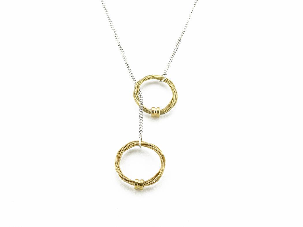 Guitar String Lariat Necklace - Retuned Guitar String Jewelry – Retuned ...