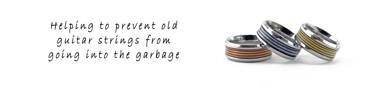 Guitar String Jewelry: Hand made from repurposed, used guitar strings ...