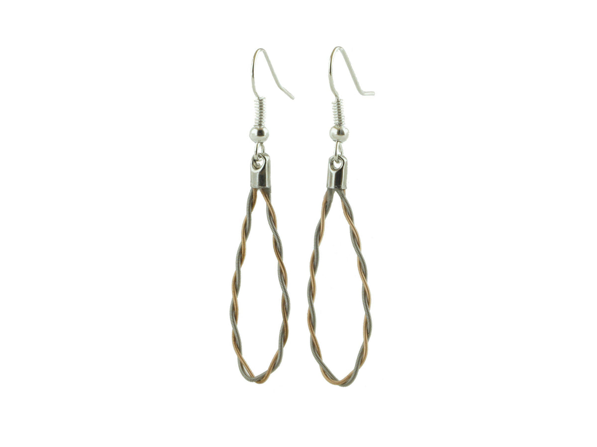 Guitar String Earrings - Retuned Jewelry