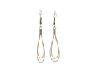 Double Teardrop Guitar String Earrings - Retuned Guitar String Jewelry ...