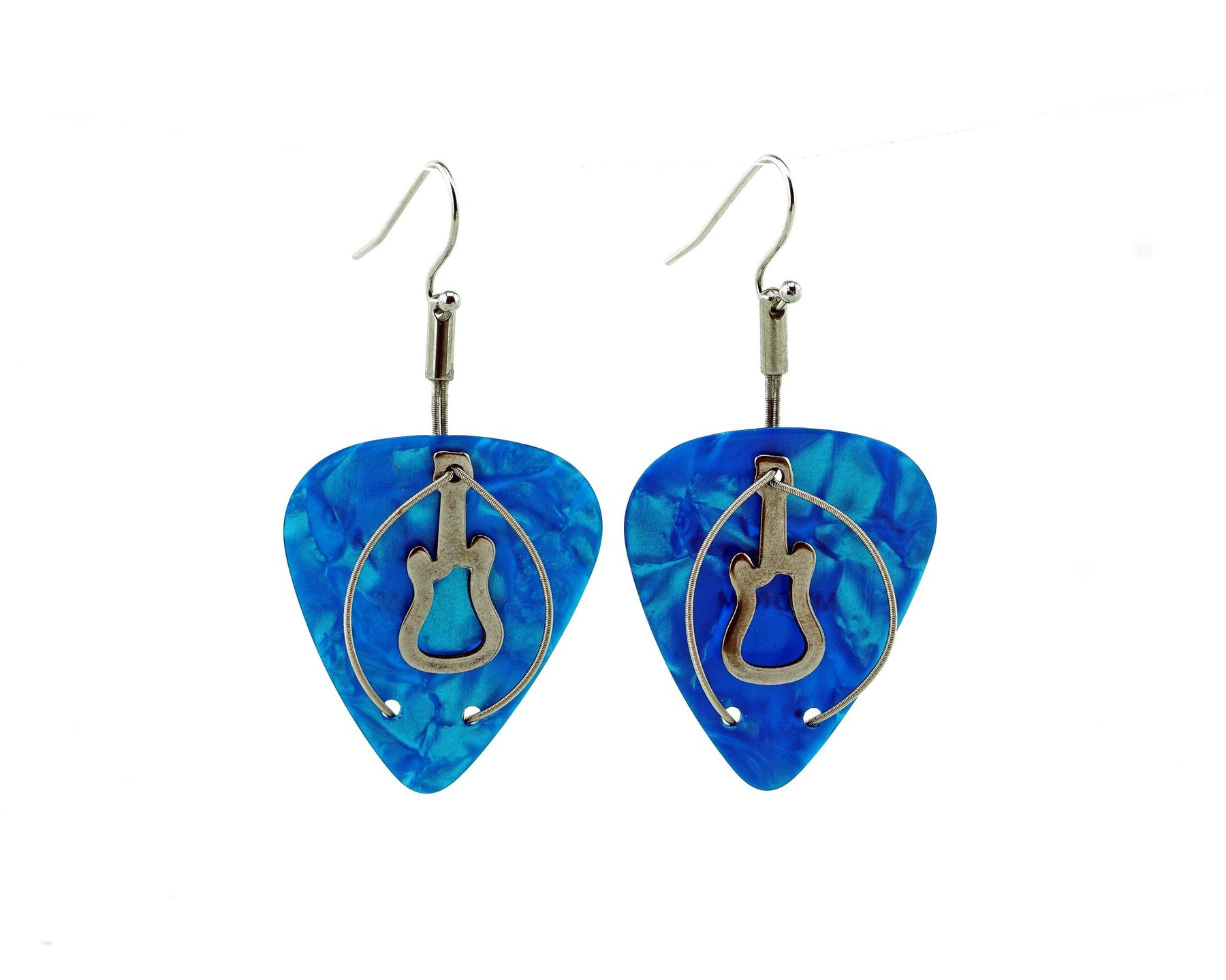 Guitar String Earrings - Retuned Guitar String Jewelry – Retuned ...