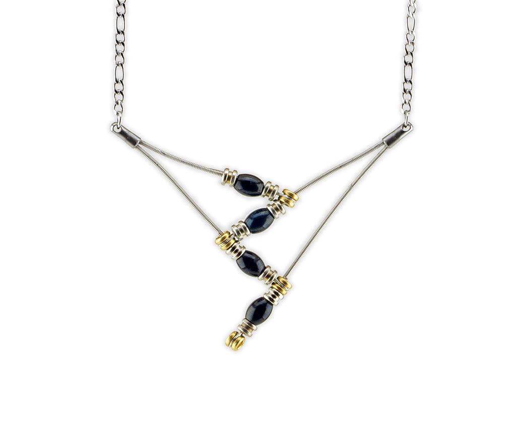 Medley Guitar String Necklace - Retuned Guitar String Jewelry – Retuned ...
