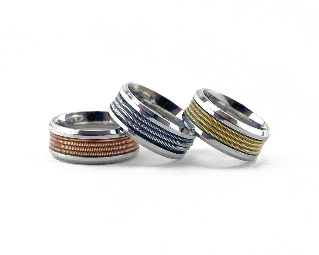 Retuned Jewelry: Guitar String Rings – Retuned: Guitar String Jewelry